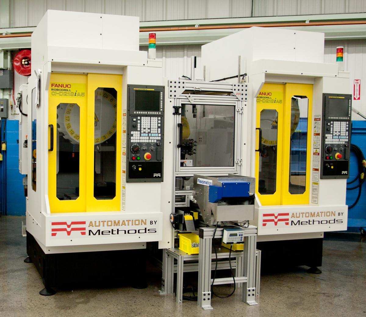 Methods Machine Tools' Twin RoboDrill JobShop Cell